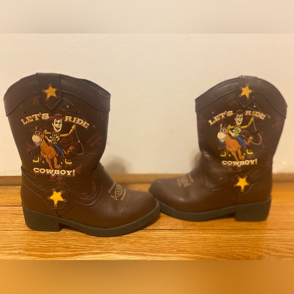 Disney | Shoes | Toy Story Sheriff Woody Lightup Cowboy Boots Toddler ...